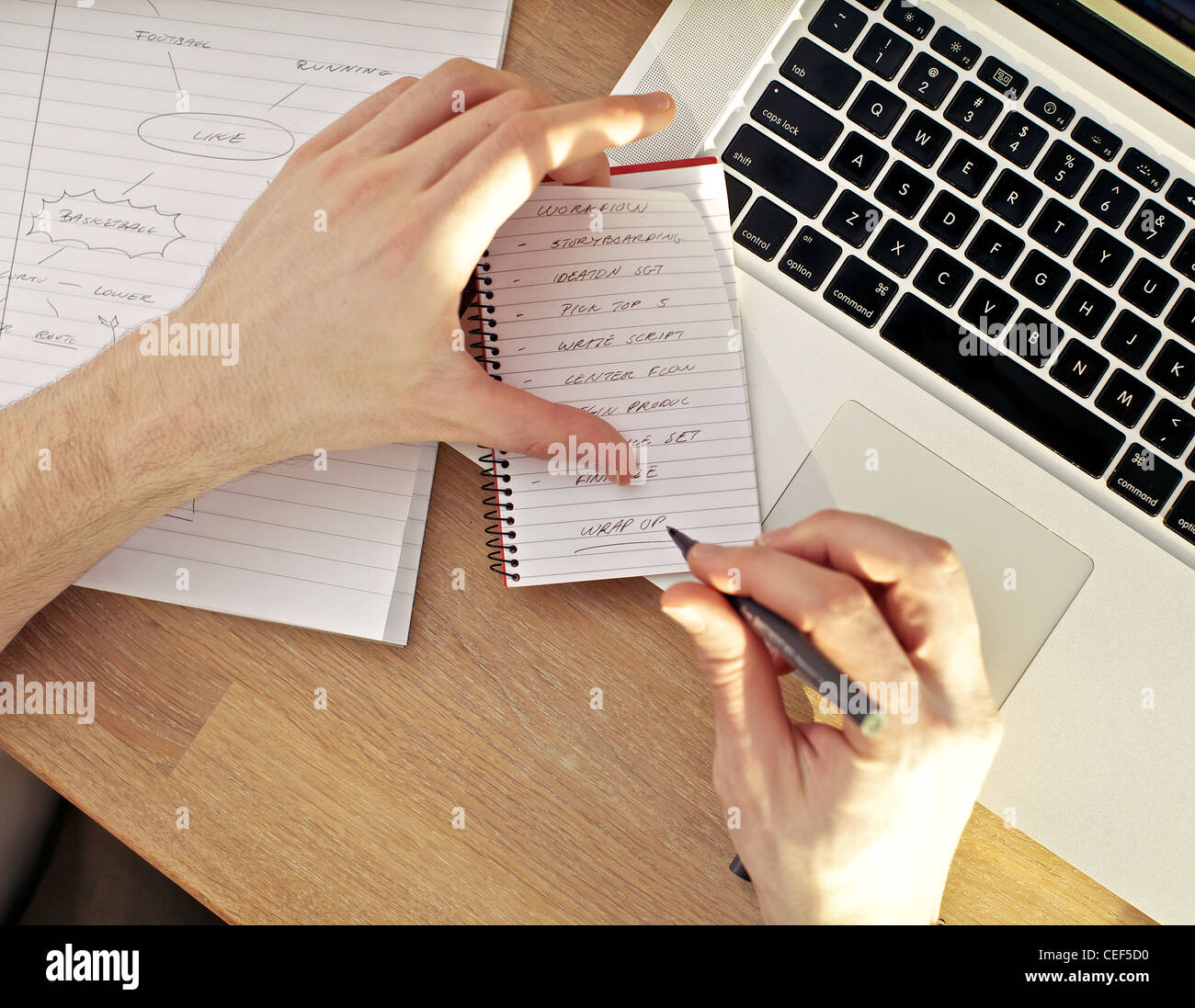 Mans workspace hi-res stock photography and images - Alamy