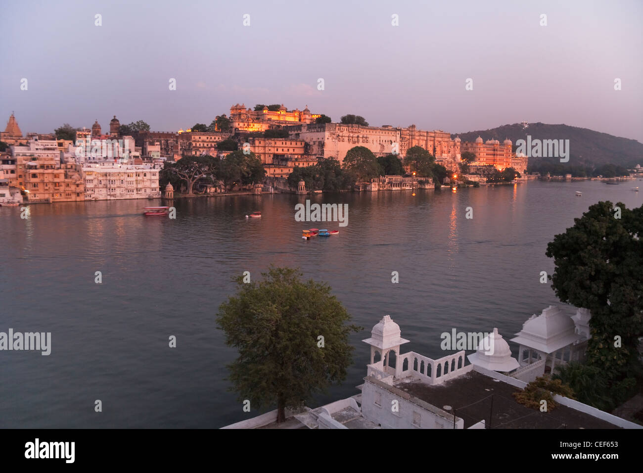 City Palace by the lake, Udaipur, Rajasthan, India Stock Photo - Alamy