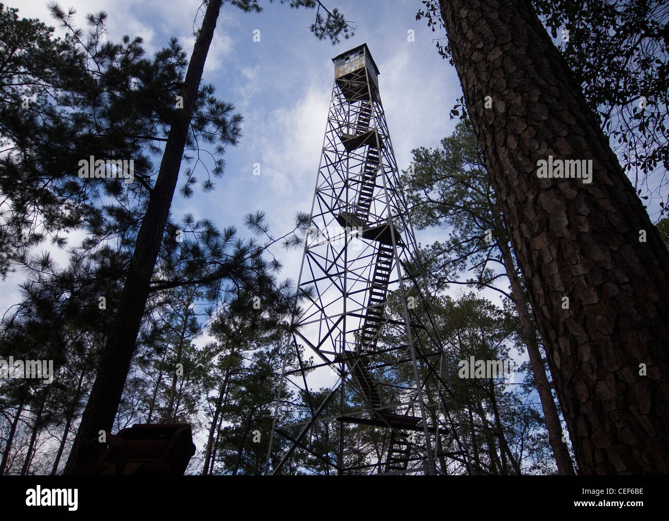 Forest fire lookout tower hi-res stock photography and images - Alamy