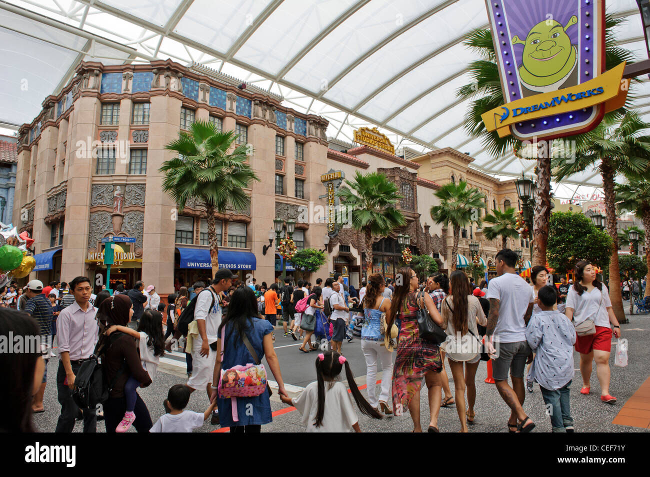 Universal Studios sets, Resorts World Sentosa Island, Singapore Stock ...