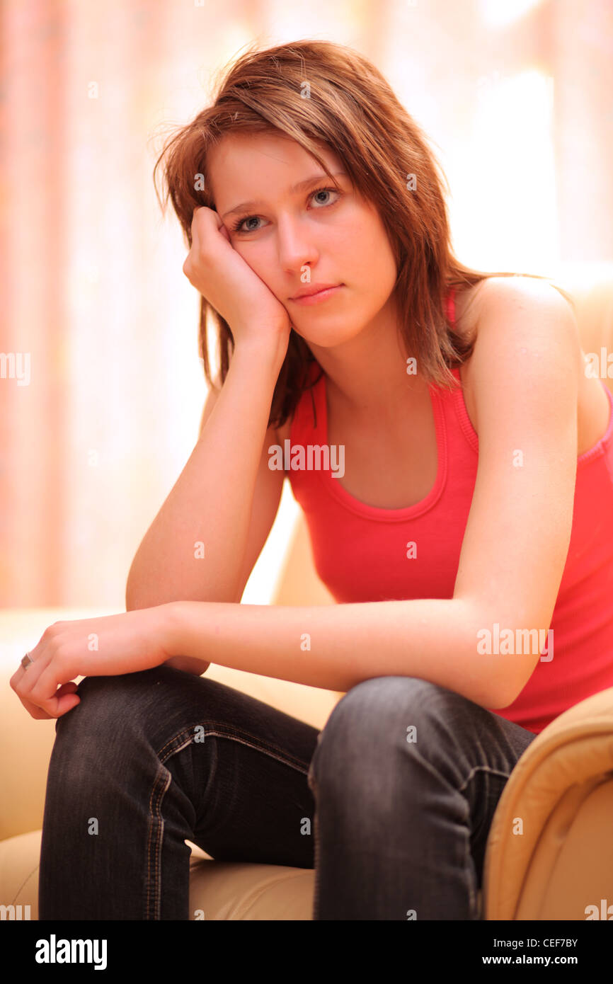 Teen bored hi-res stock photography and images - Alamy