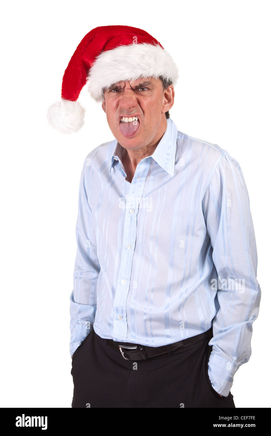 Grumpy santa hi-res stock photography and images - Alamy