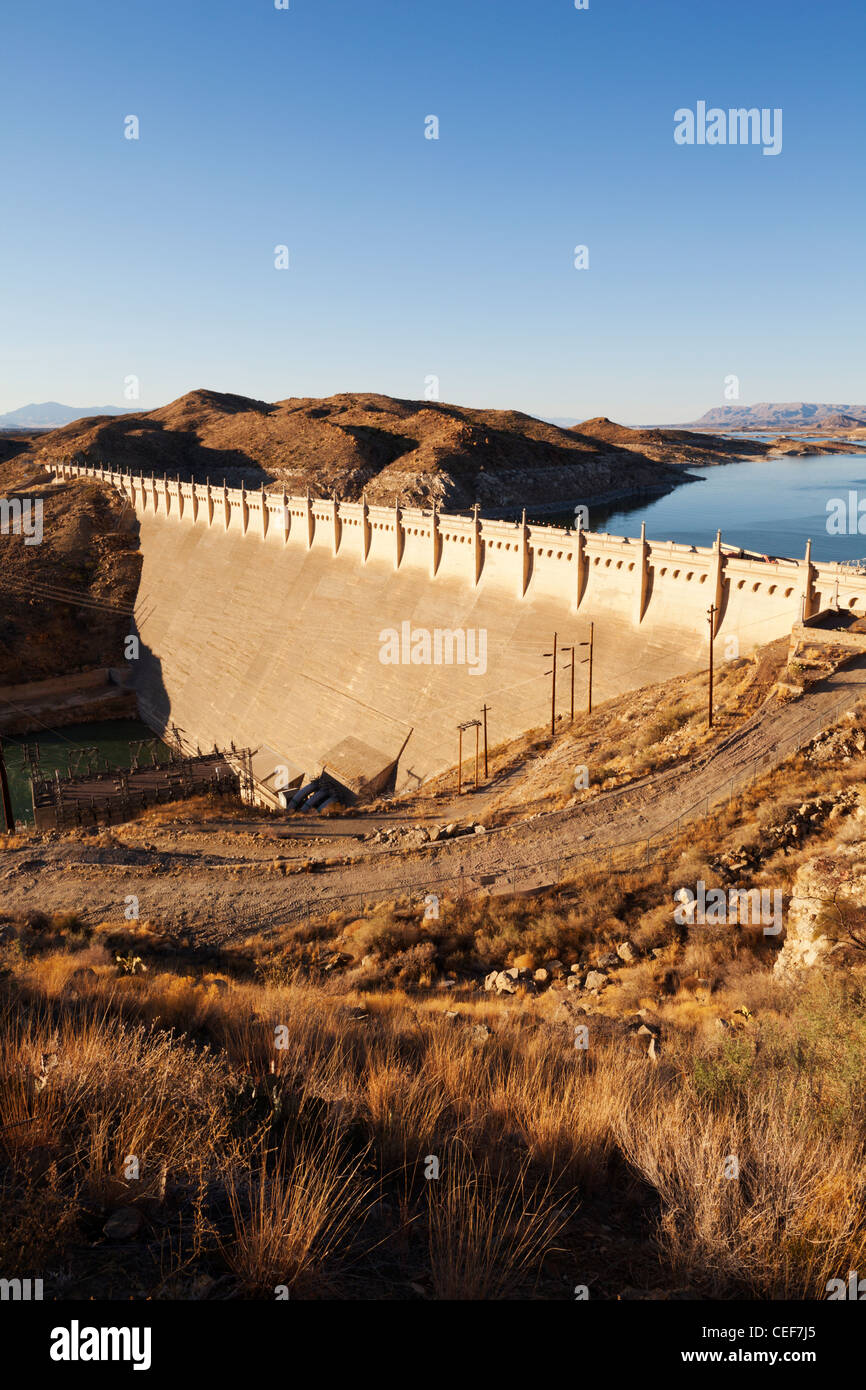 Hydroelectric dam in New Mexico, USA, Elephant Butte Reservoir Stock ...