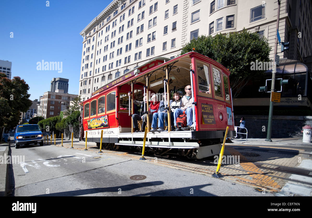 San Francisco street scene, California, USA Stock Photo - Alamy