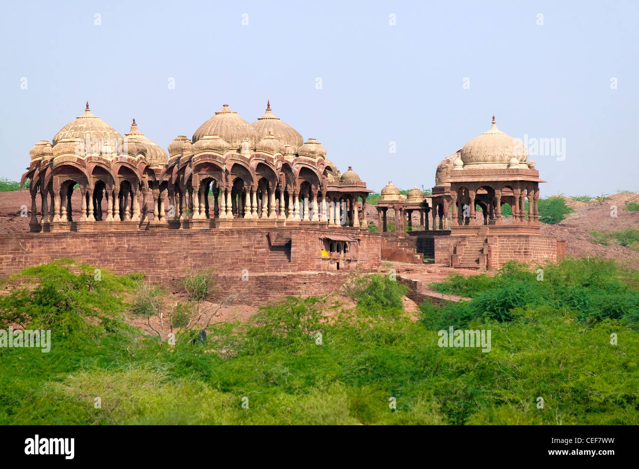Chitari, a mausoleum, Jaisalmer, Rajasthan, India Stock Photo - Alamy