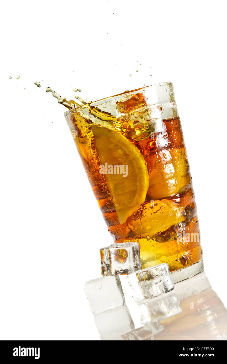 Ice Tea Splash High Resolution Stock Photography and Images - Alamy