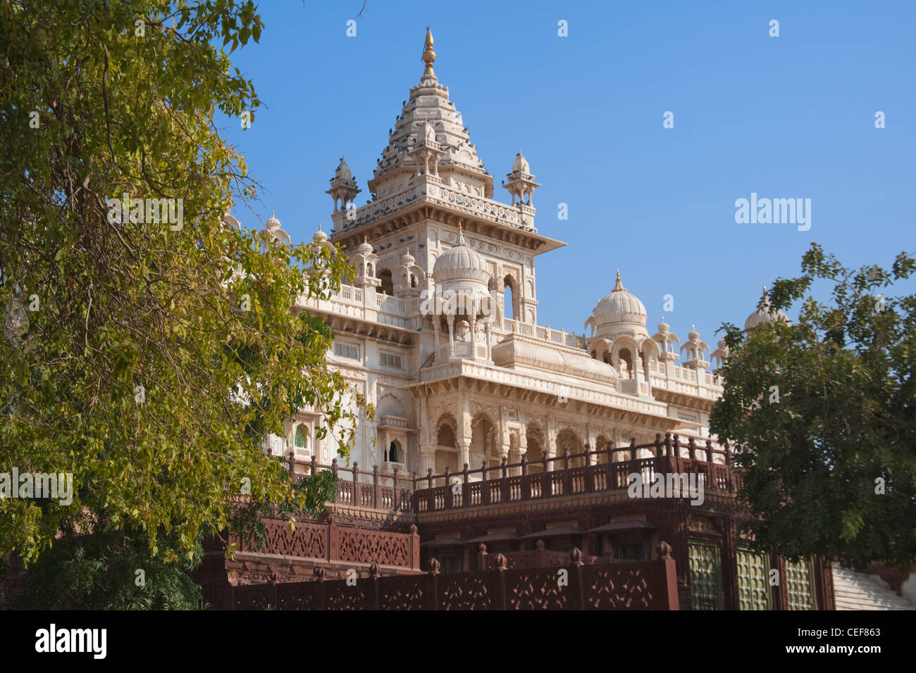 Jaswant Thada, an imposing Marble Memorial built in 1899, Jodphur ...
