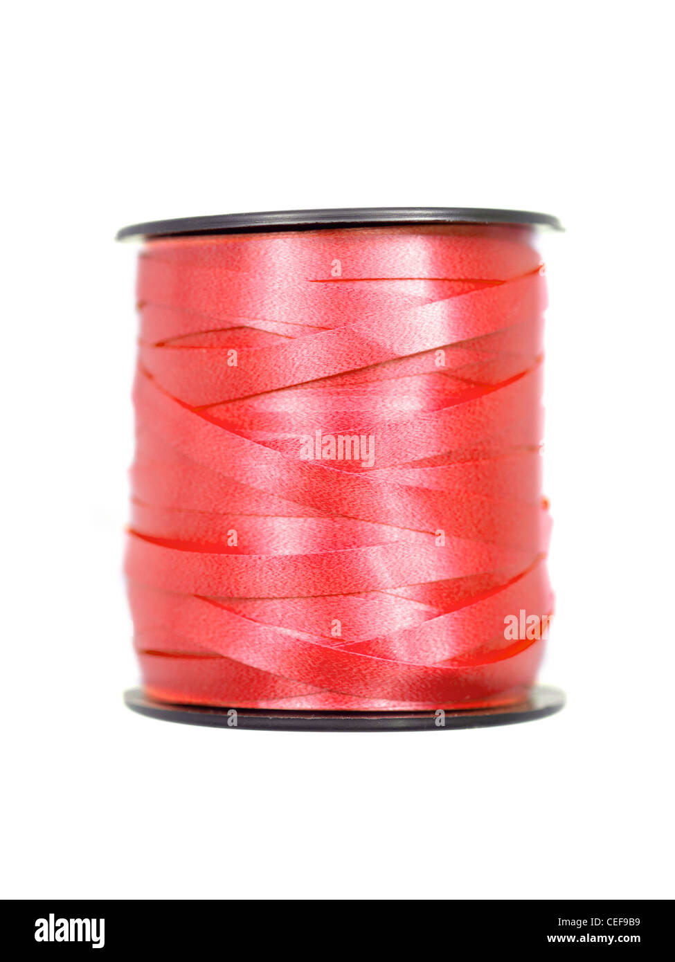 Wrapping ribbon isolated against a white background Stock Photo - Alamy