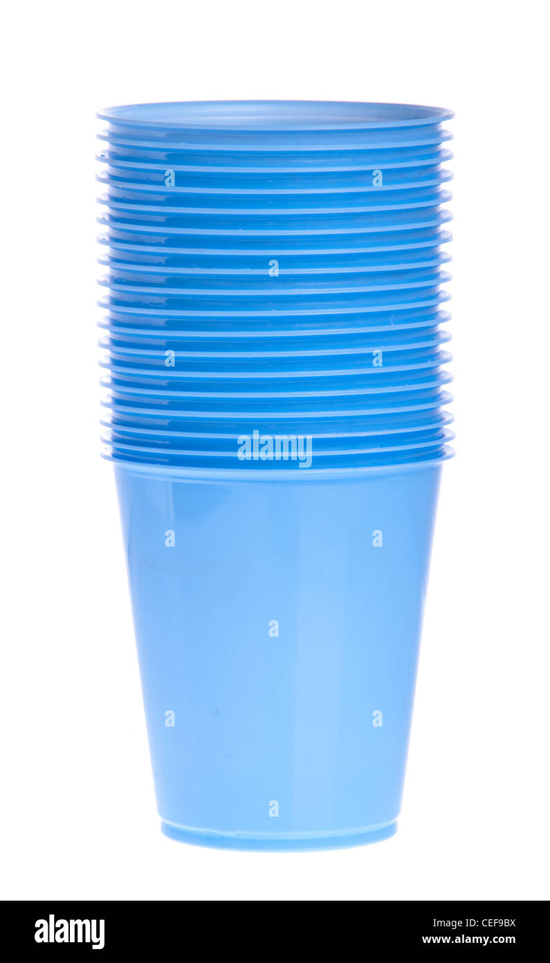 Plastic cups stacked pile hi-res stock photography and images - Alamy