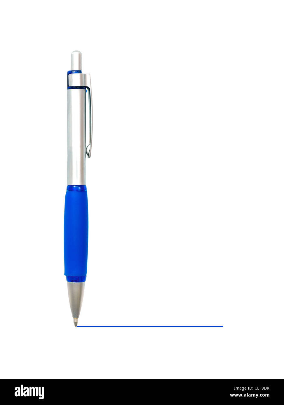 Writing pens isolated against a white background Stock Photo - Alamy