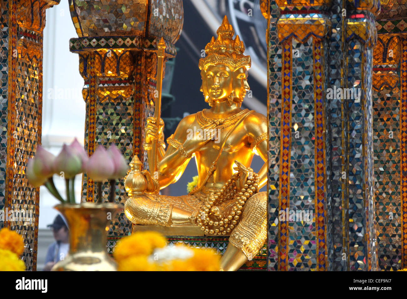 Erawan Hindu God Stock Photo - Alamy