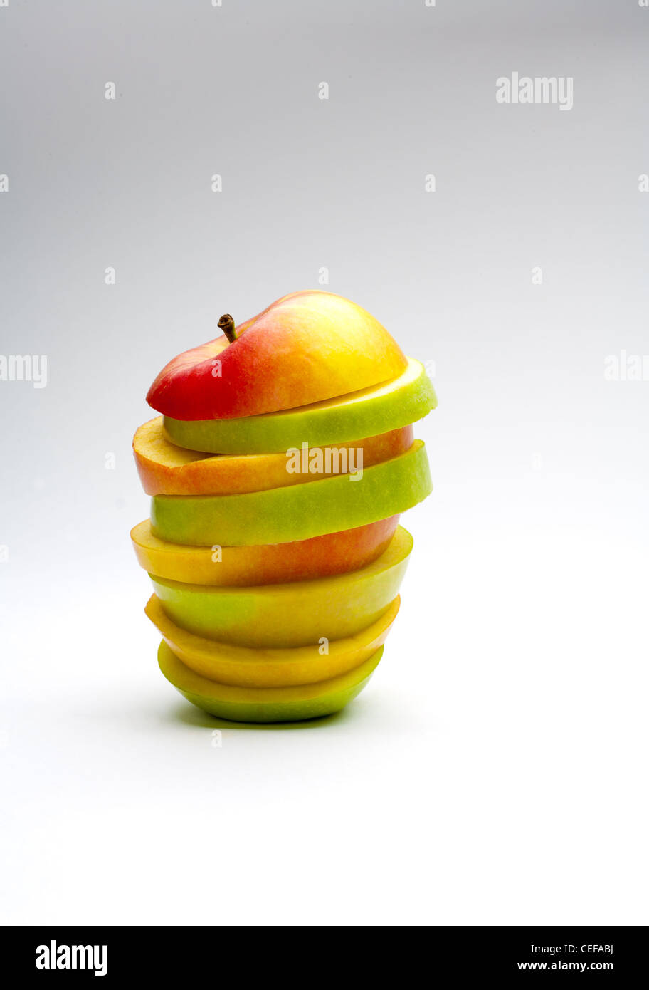 Green red apples mix hi-res stock photography and images - Alamy