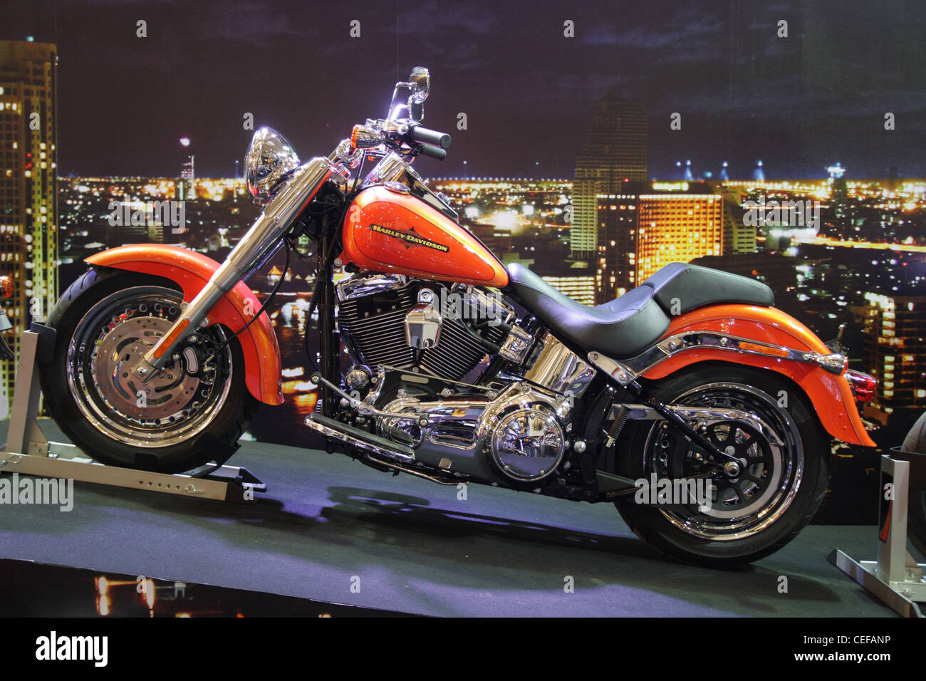 Harley davidson softail fat boy hi-res stock photography and images - Alamy