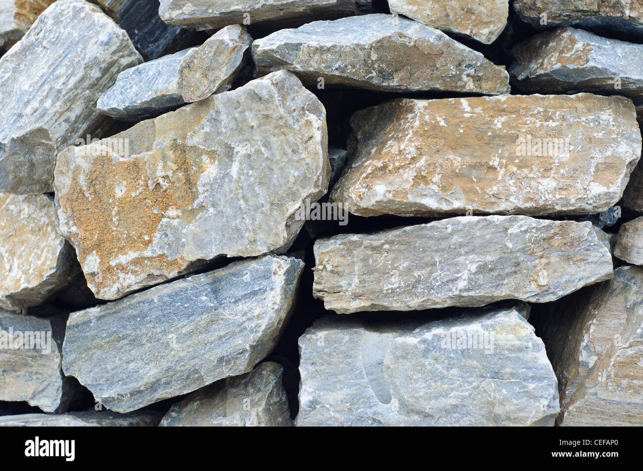 Pile of limestone rocks Stock Photo - Alamy