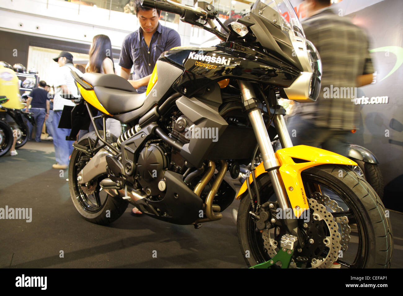 Motorcycle kawasaki versys hi-res stock photography and images - Alamy