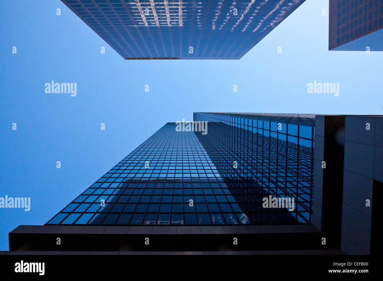U.S.A., California, Los Angeles, downtown, the Grand Av. towers Stock ...