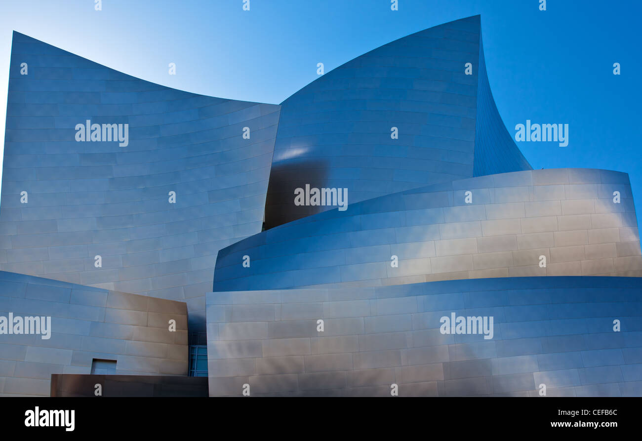 U.S.A., California, Los Angeles, downtown, the Walt Disney Concert Hall ...