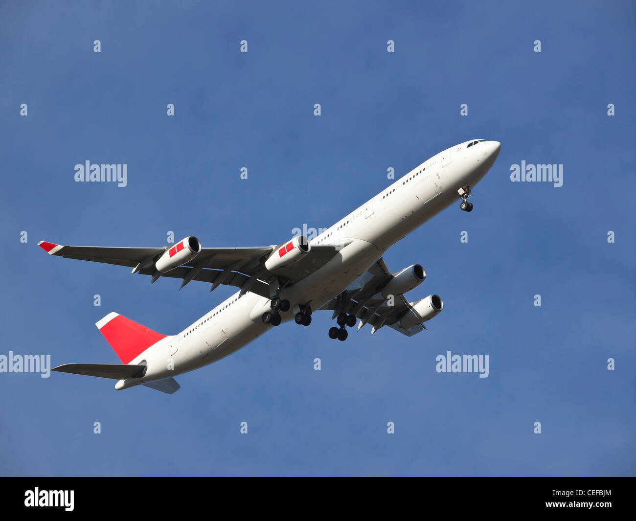 aeroplane landing on the airport Stock Photo - Alamy