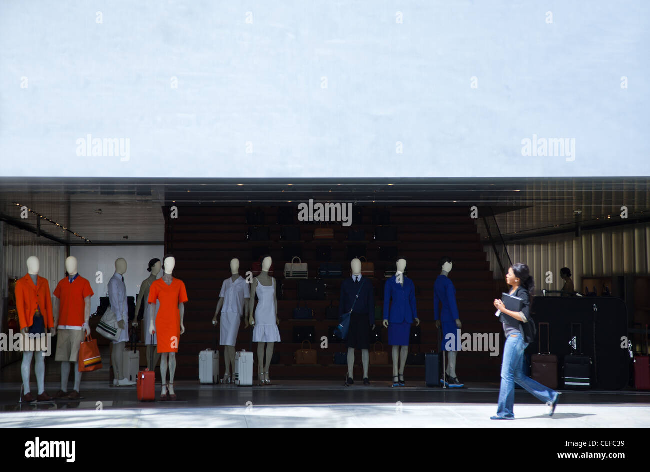 U.S.A., California, Los Angeles, the famous Rodeo Drive shops Stock ...
