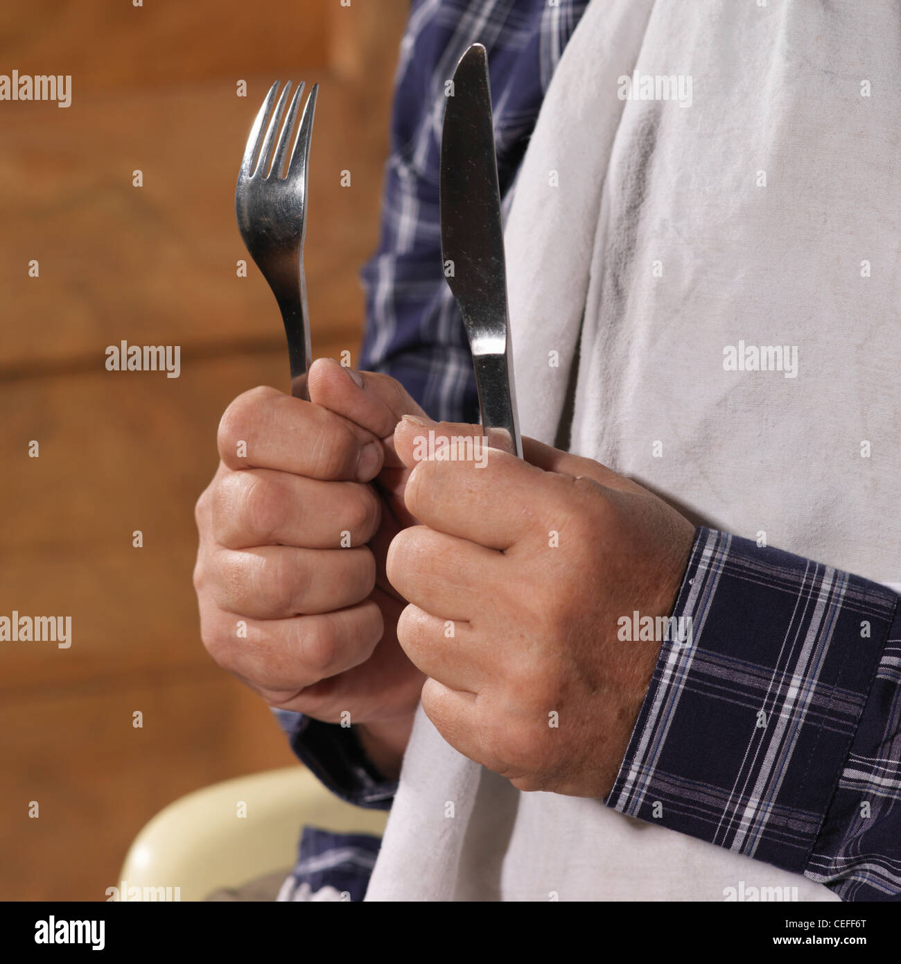 Hungry Old Man High Resolution Stock Photography and Images - Alamy
