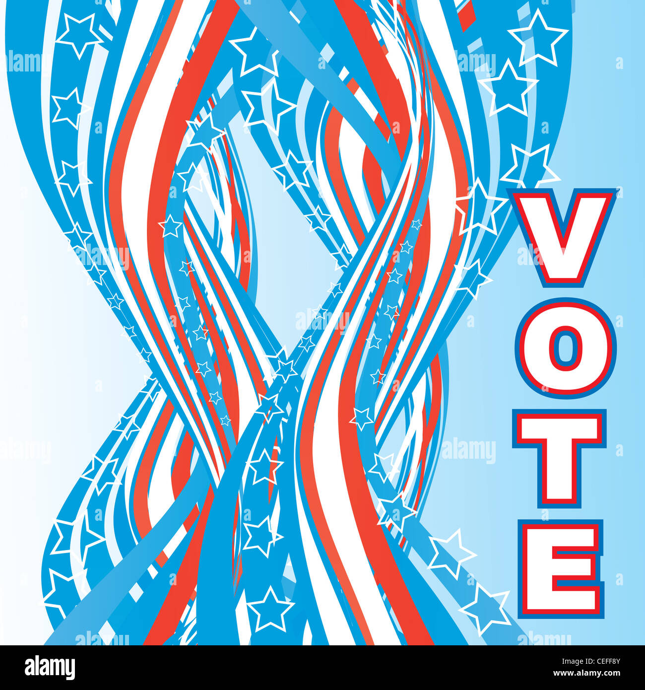 USA election patriotic background illustration Stock Photo - Alamy