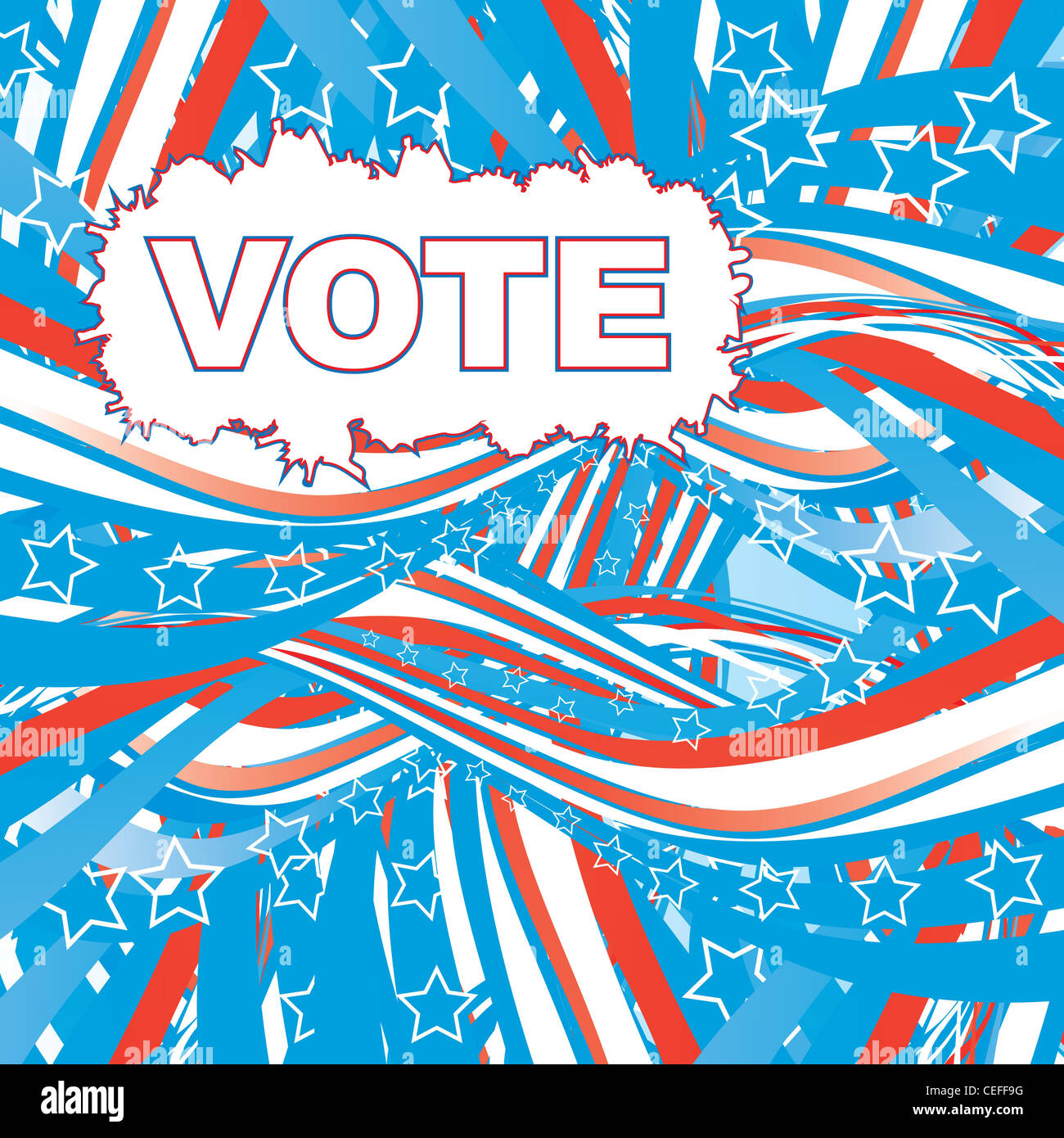 USA election patriotic background illustration Stock Photo - Alamy