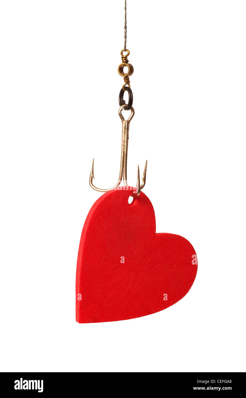 Heart on a Hook Stock Photo - Alamy