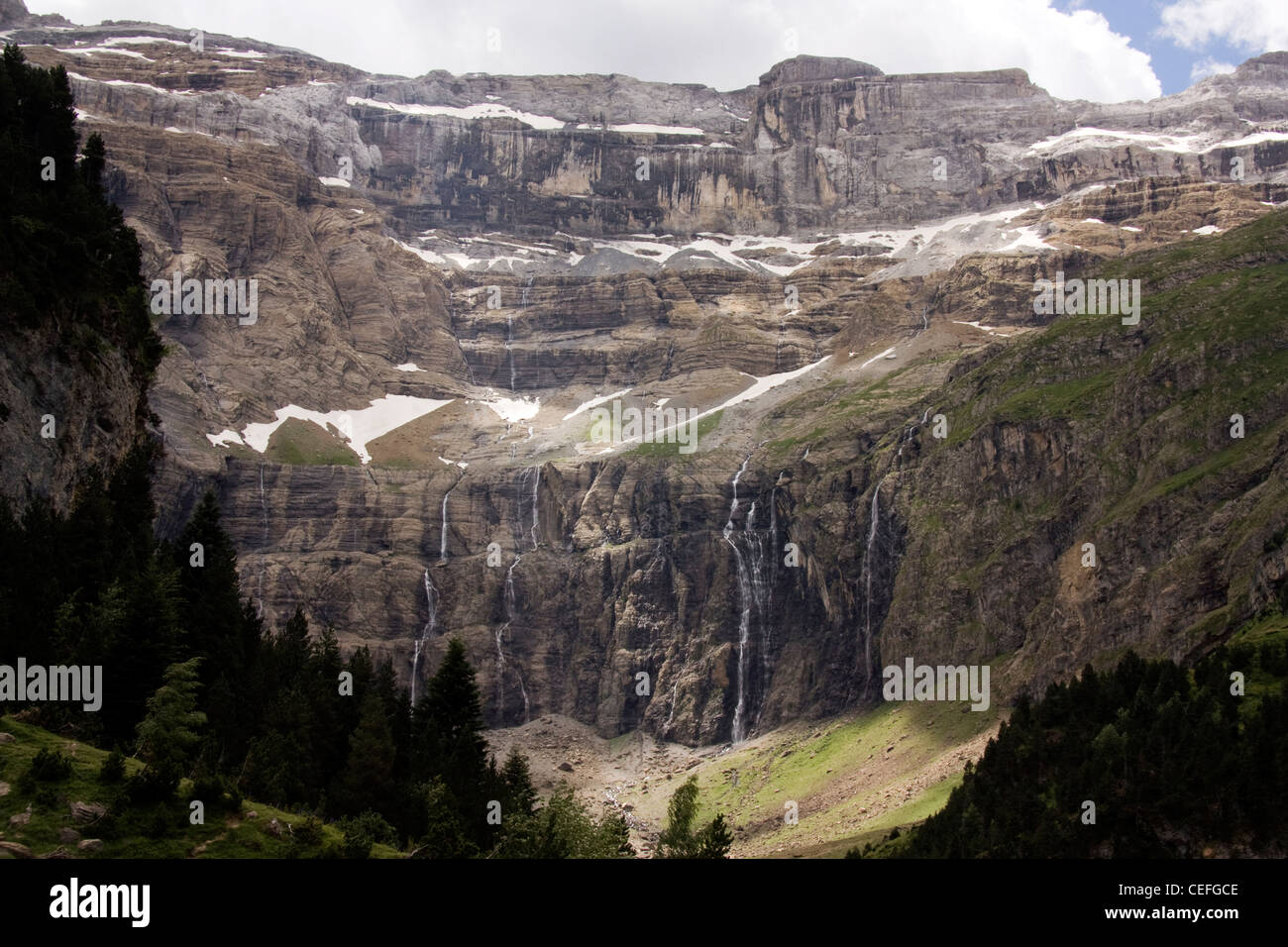 cirque de gavarnie, french Pyrenees mounains Stock Photo - Alamy