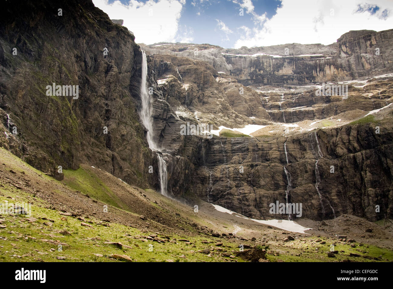 cirque de gavarnie, french Pyrenees mounains Stock Photo - Alamy