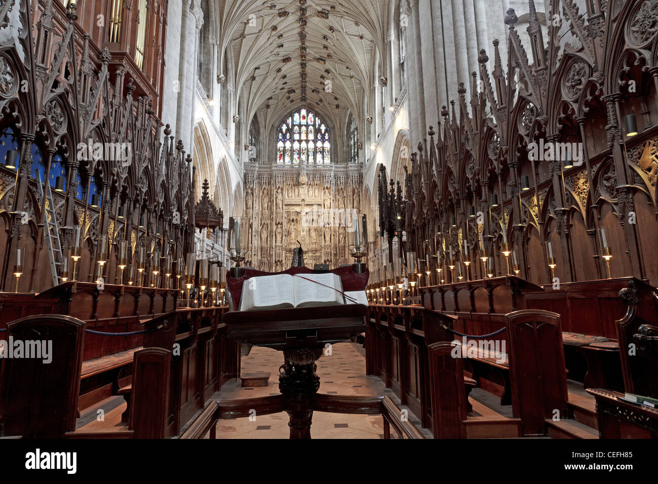 The Quire at Winchester Cathedral, Hampshire, England Stock Photo - Alamy