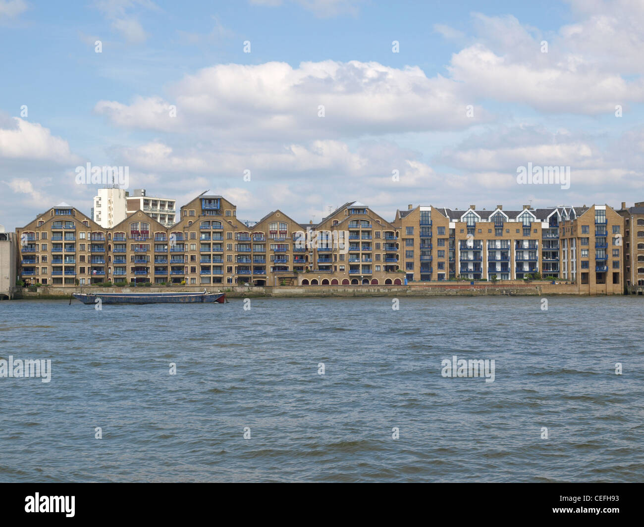 Docks in London Docklands on River Thames, UK Stock Photo - Alamy