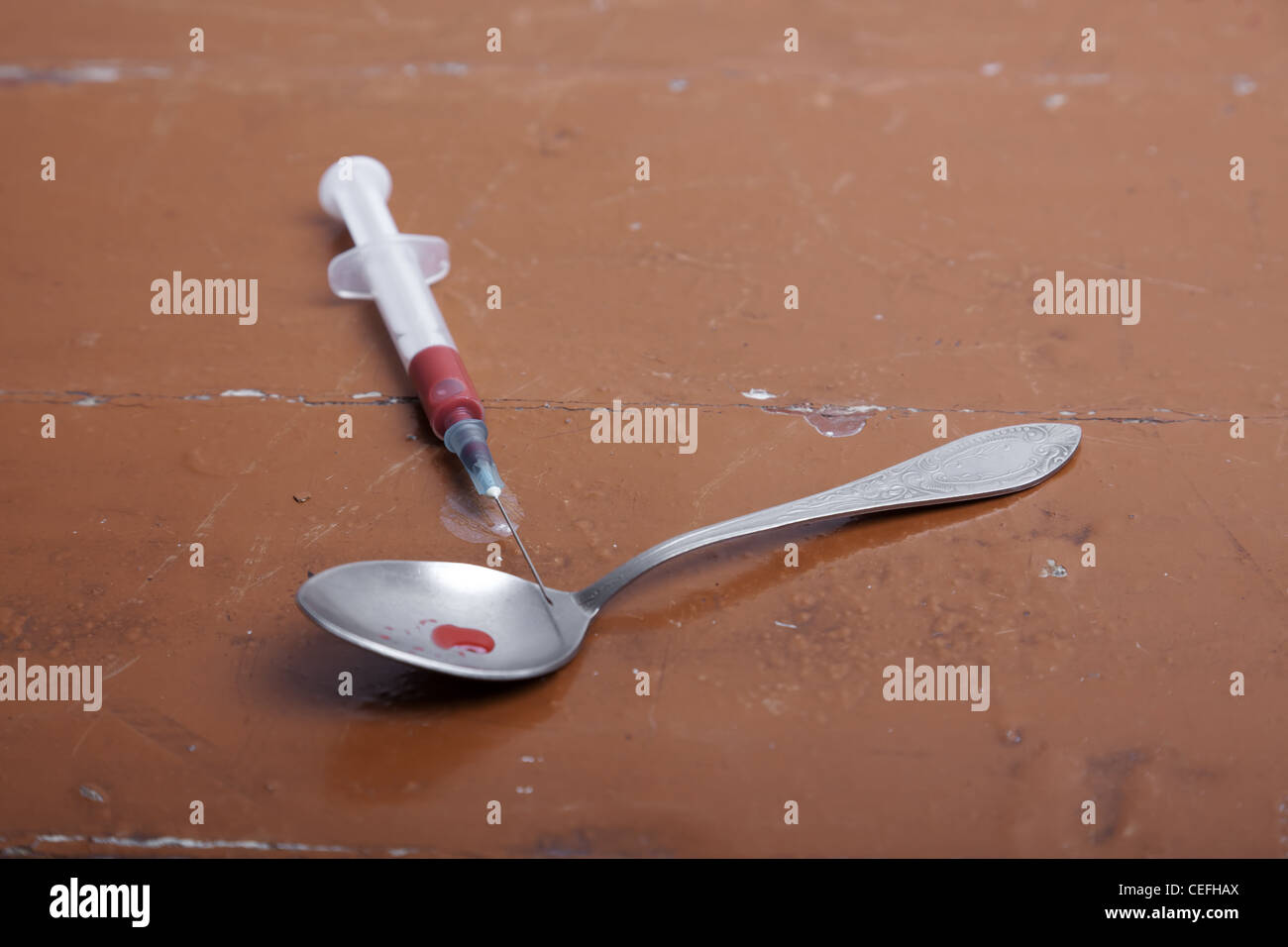 Black injecting drug addiction hi-res stock photography and images - Alamy