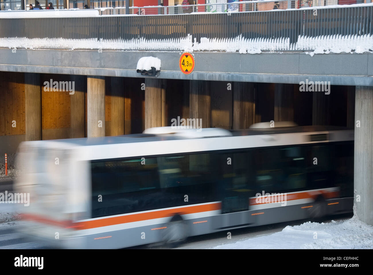 Bus in a tunnel hi-res stock photography and images - Alamy