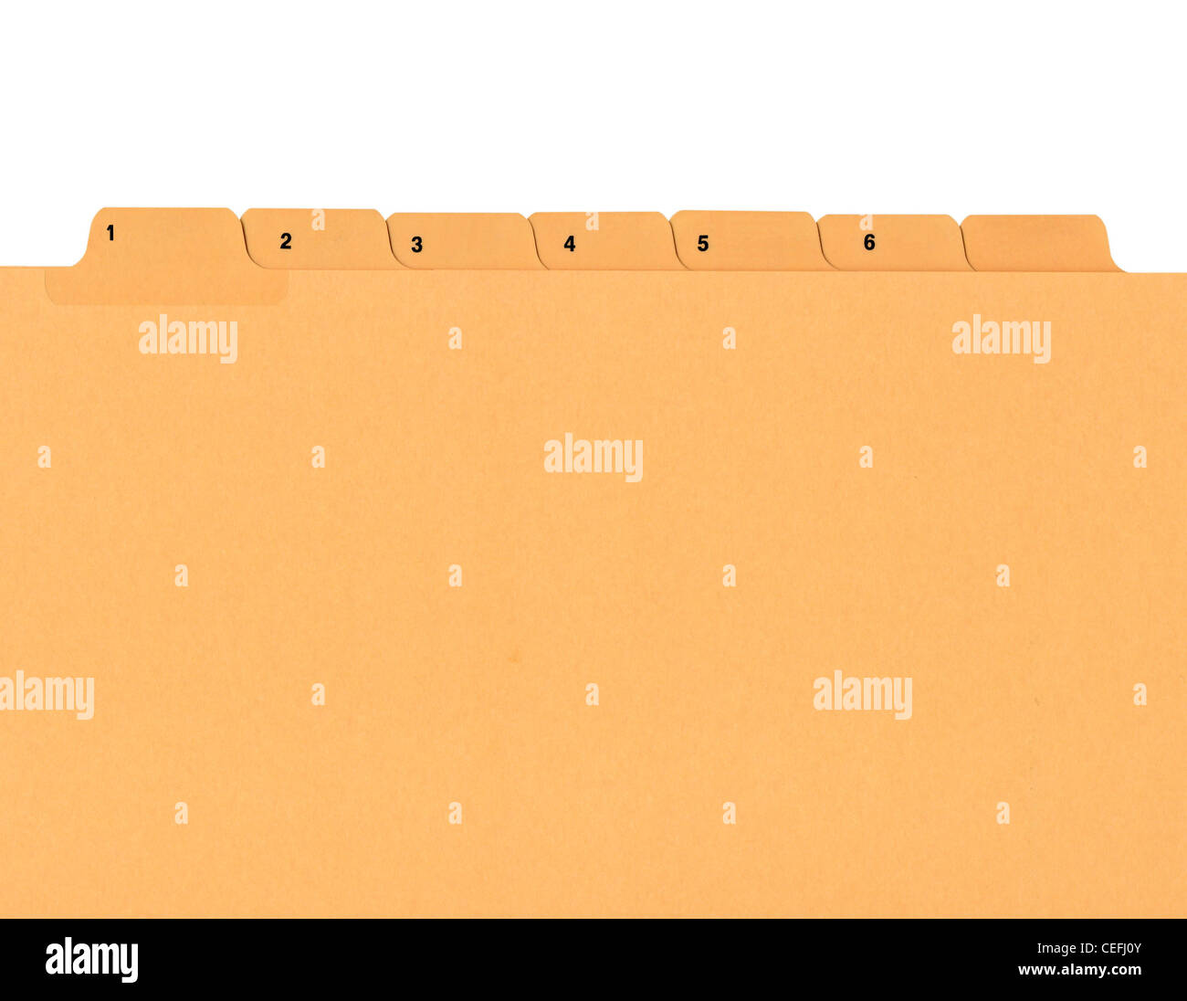 Cardboard file tabs hi-res stock photography and images - Alamy