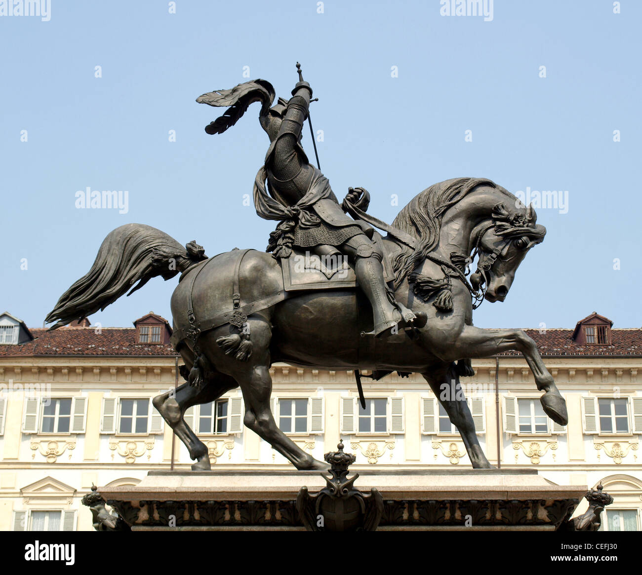 Piazza San Carlo Churches Turin Stock Photos & Piazza San Carlo ...