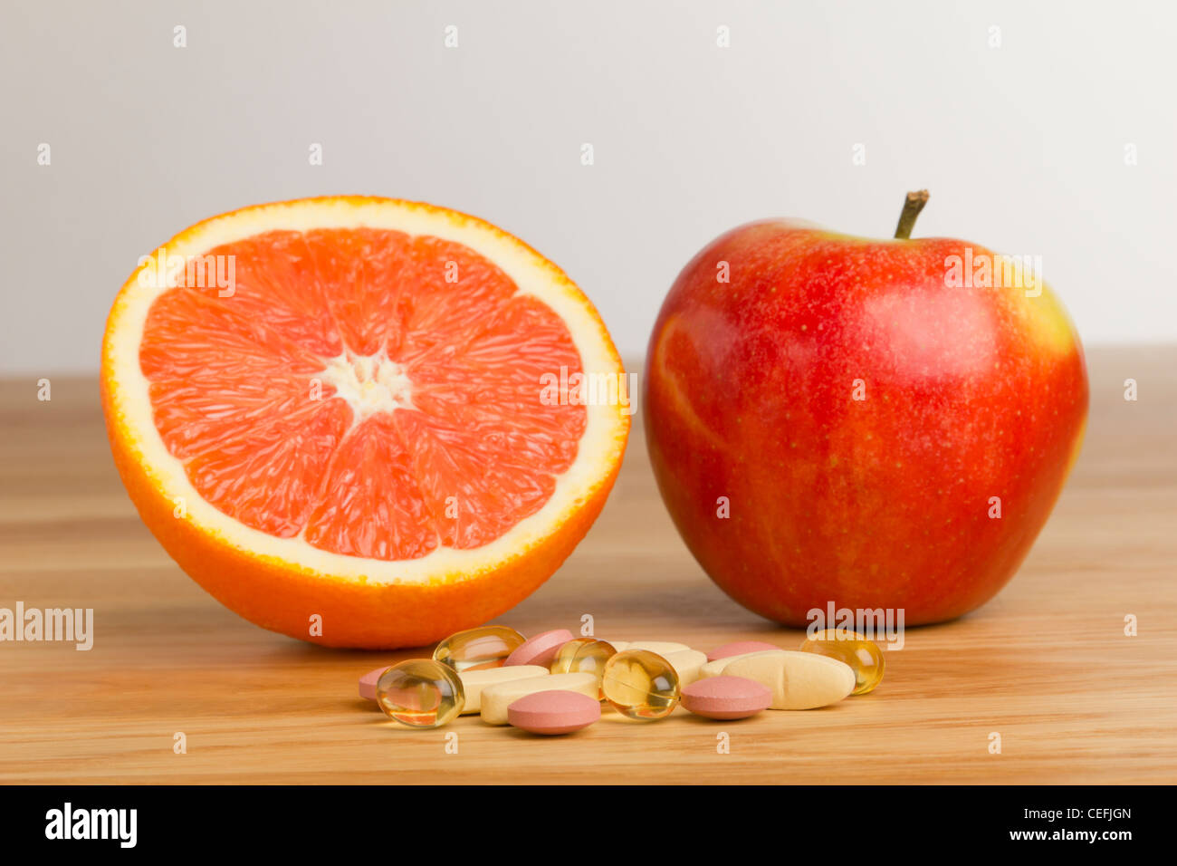 Dietary supplement fruit hi-res stock photography and images - Alamy