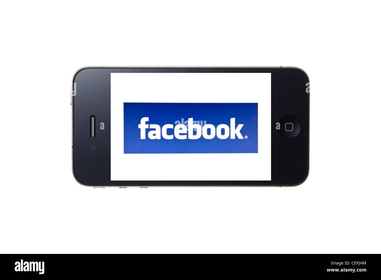 Facebook logo phone Cut Out Stock Images & Pictures - Alamy
