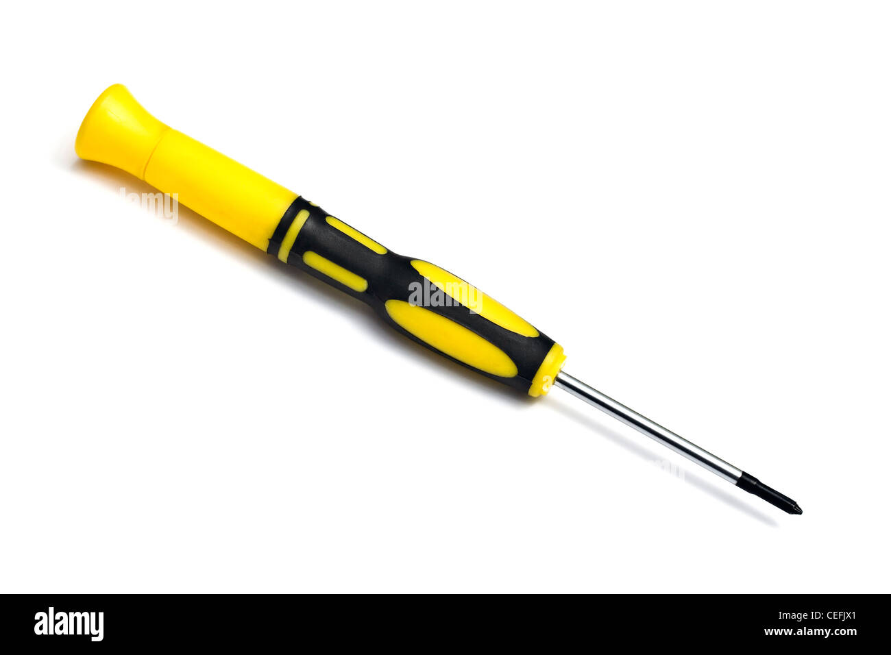 Small screwdriver isolated on white background Stock Photo - Alamy