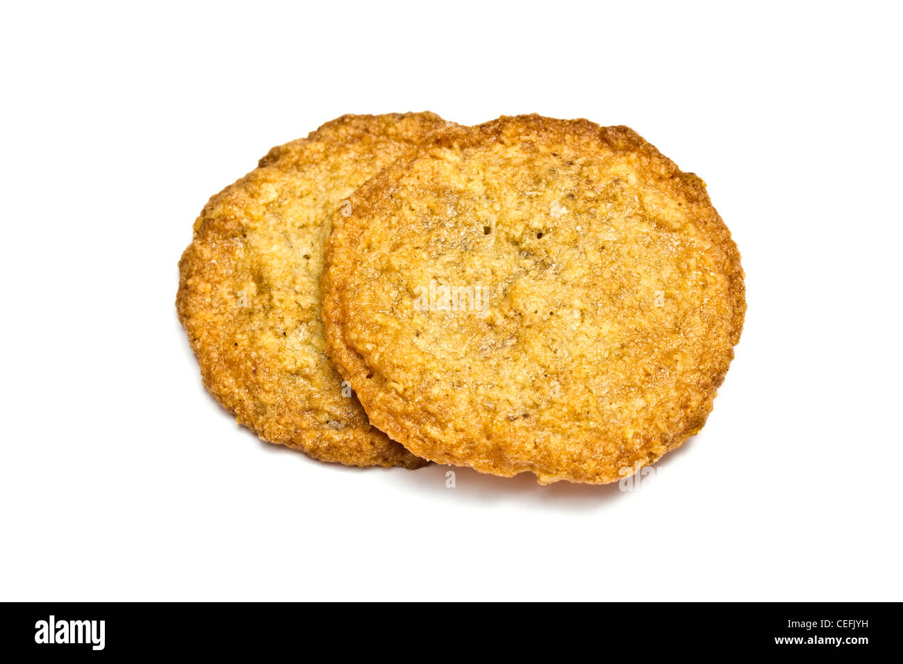 Two crackers isolated on white background Stock Photo - Alamy