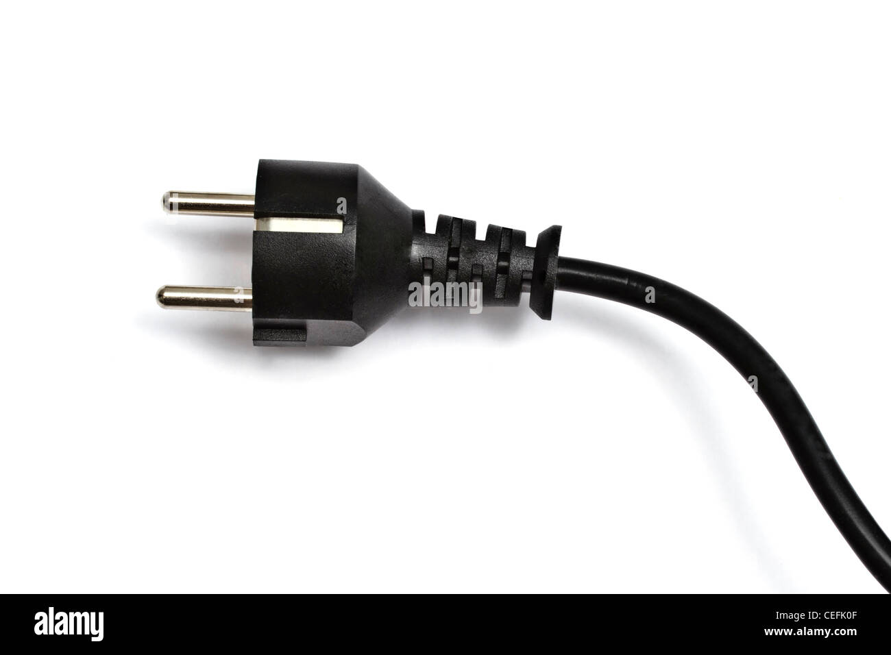 Electric plug isolated on the white background Stock Photo - Alamy