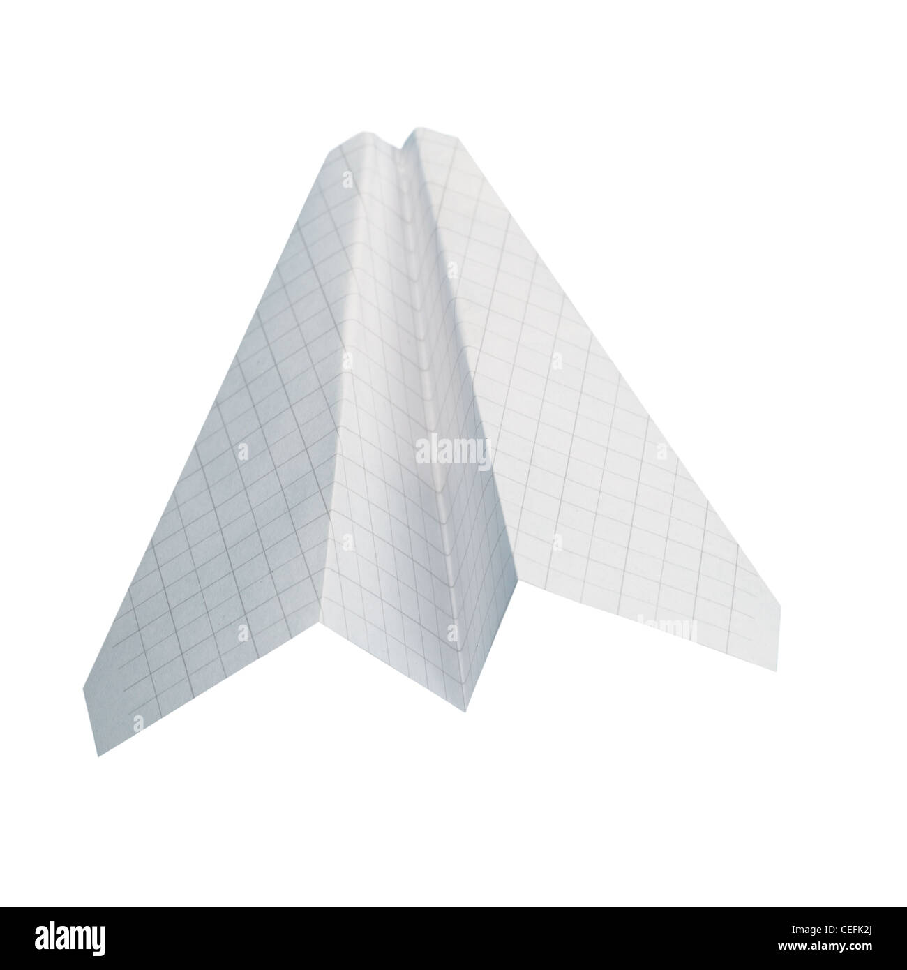 Paper plane isolated over the white background Stock Photo - Alamy