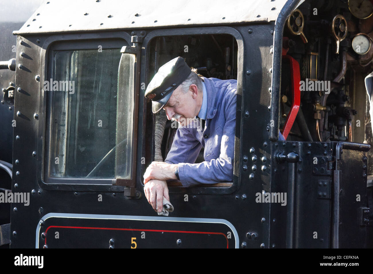 British rail engine driver hi-res stock photography and images - Alamy