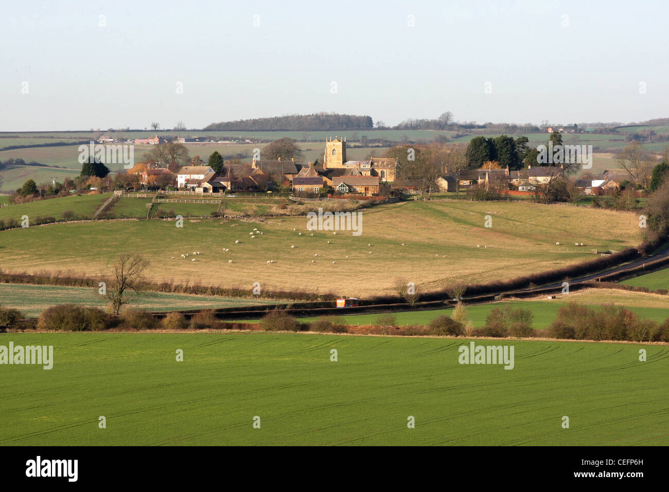 English village landscape hi-res stock photography and images - Alamy