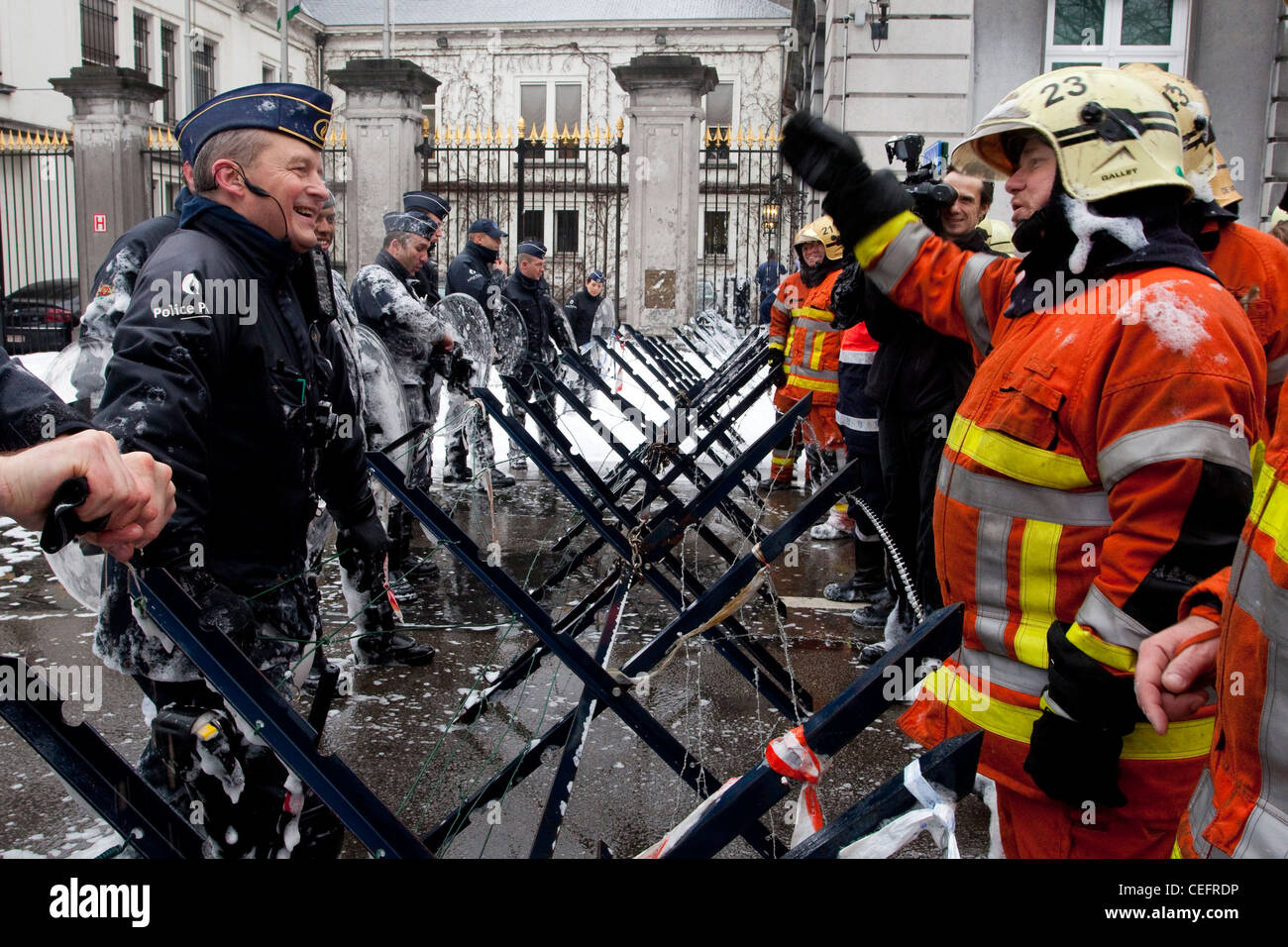 Belgium policemen policeman hi-res stock photography and images - Alamy