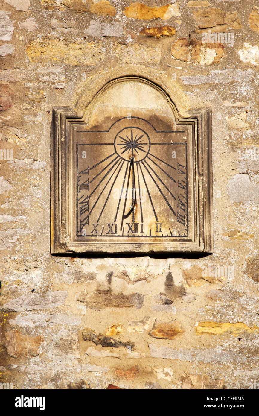 Village Church Sundial High Resolution Stock Photography and Images - Alamy