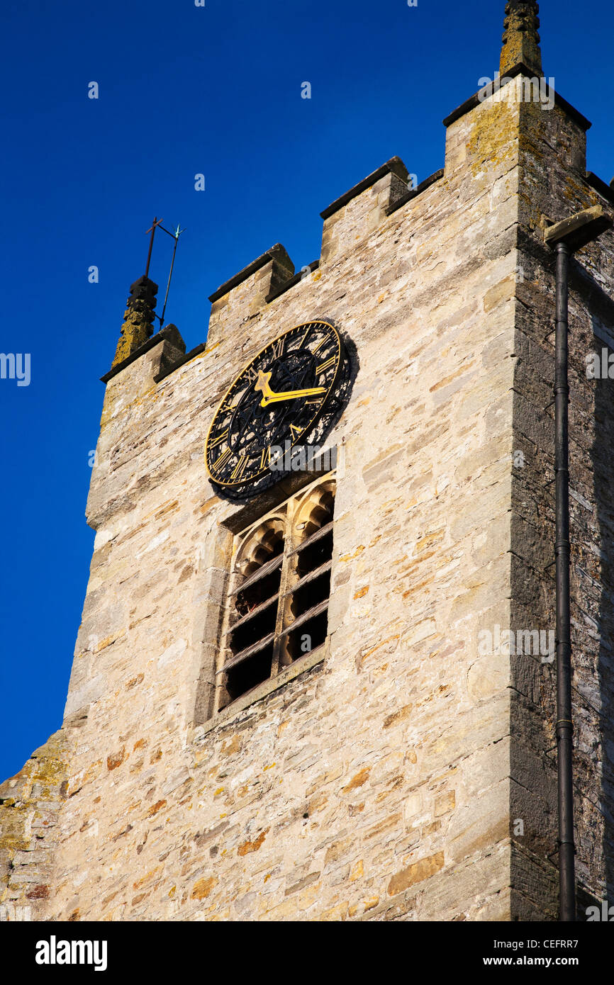 St Alkelda Church at Middleham North Yorkshire England Stock Photo - Alamy