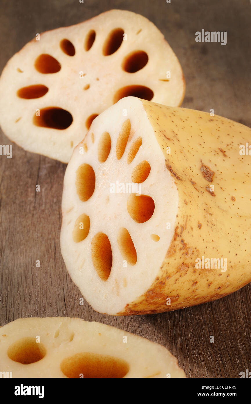 Lotus root food hi-res stock photography and images - Alamy