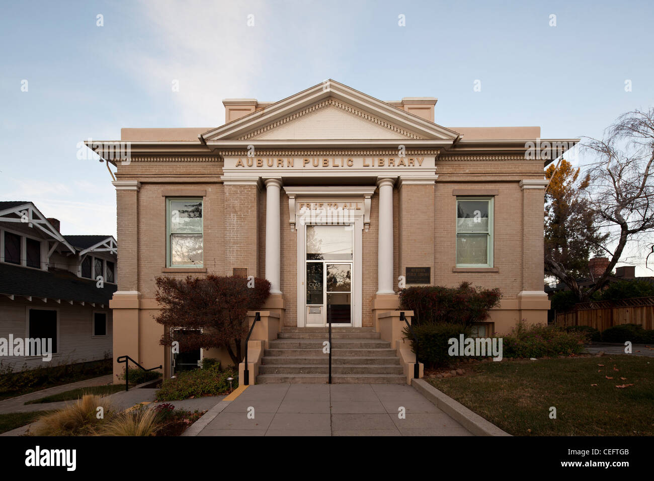 Carnegie Library Building, Auburn, California Stock Photo - Alamy