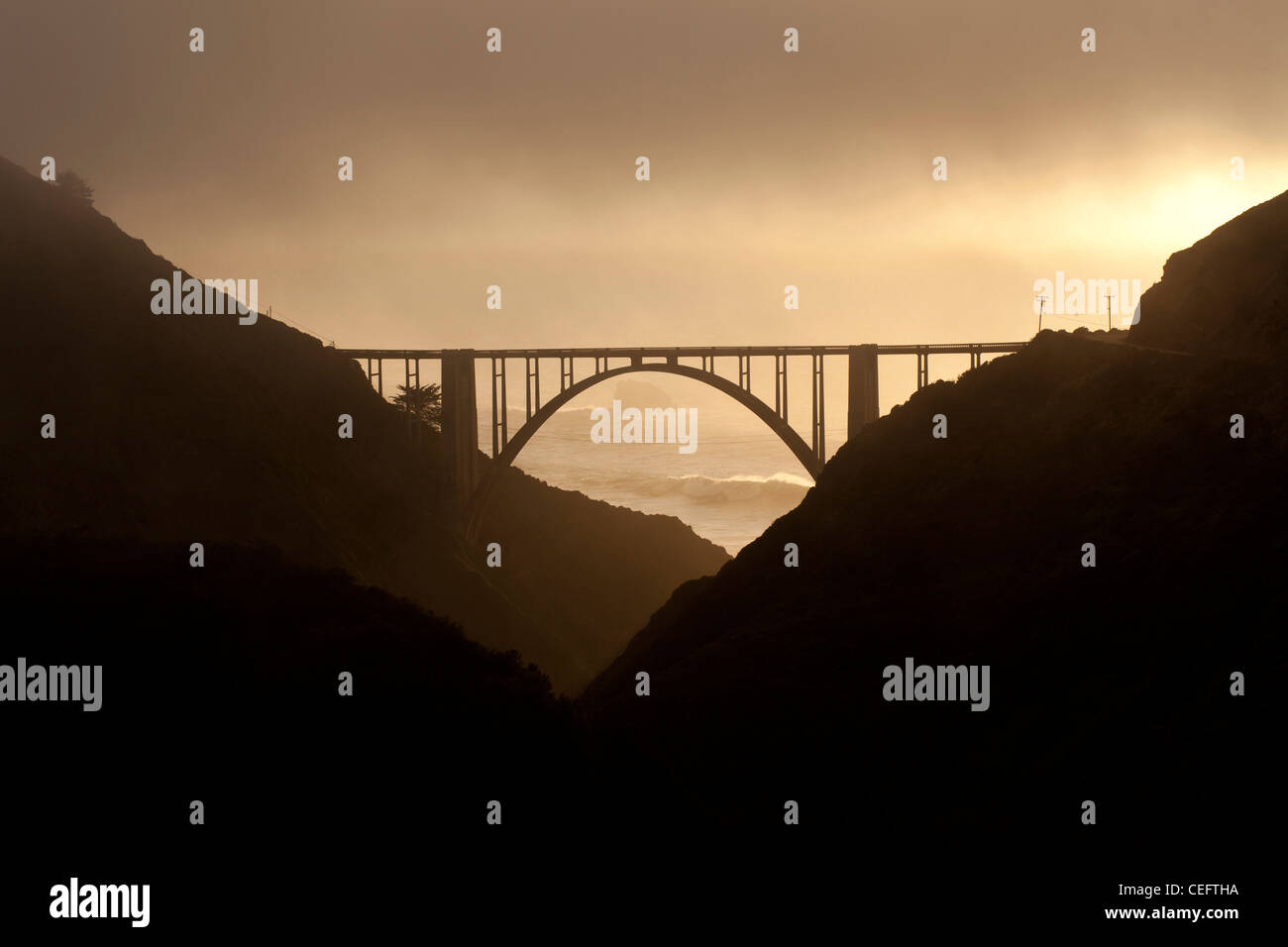 Bixby Bridge, Big Sur, Monterey County, California Stock Photo - Alamy