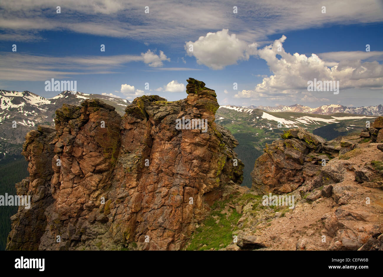 Rock cut rocky mountain national park hi-res stock photography and ...